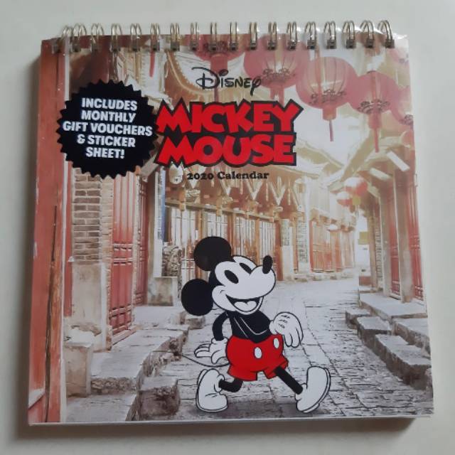 Jual Kalender Typo Disney Mickey Mouse Edition - 2020 Calendar | Shopee ...