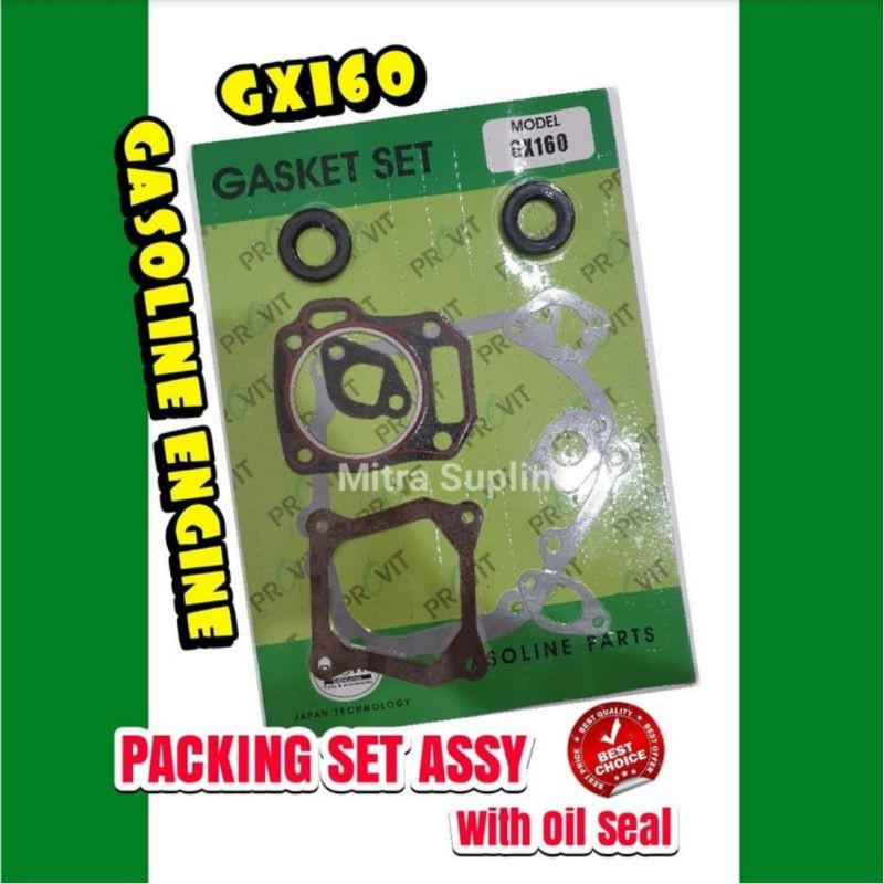 Jual GX160 Packing set komplit lengkap dengan oil seal mesin bensin | Shopee Indonesia