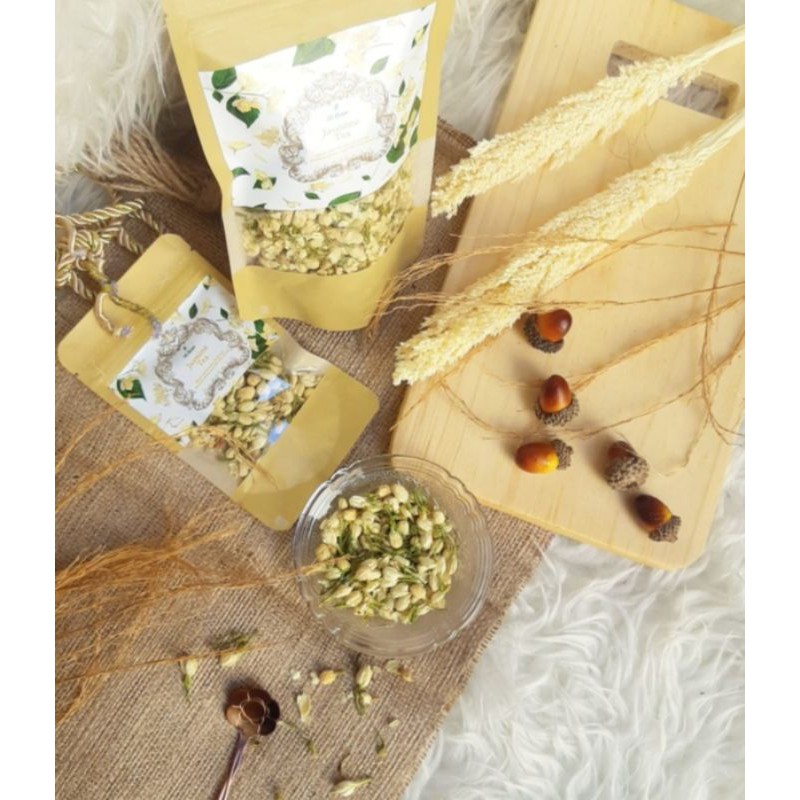 Jual JASMINE TEA - [PREMIUM] / TEH BUNGA MELATI (50gr) | Shopee Indonesia