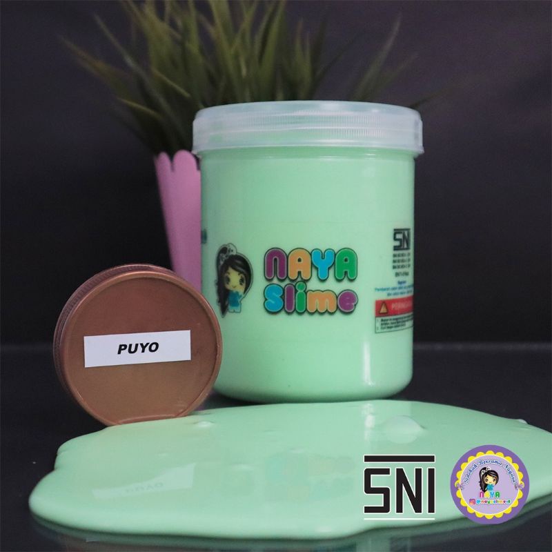 Jual Slime Fuyu Tofu Hijau 600gr by NayaSlime Best Seller High Quality ...