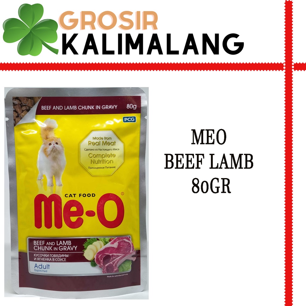 Jual Meo Pouch Beef Lamb 80gr | Shopee Indonesia