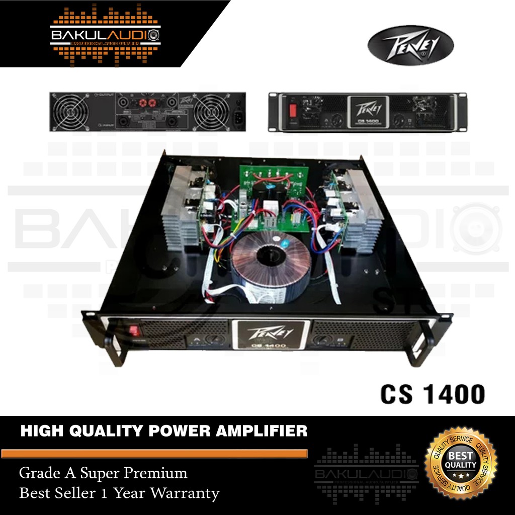 Jual Power Amplifier Peavey CS 1400 Grade A | Shopee Indonesia