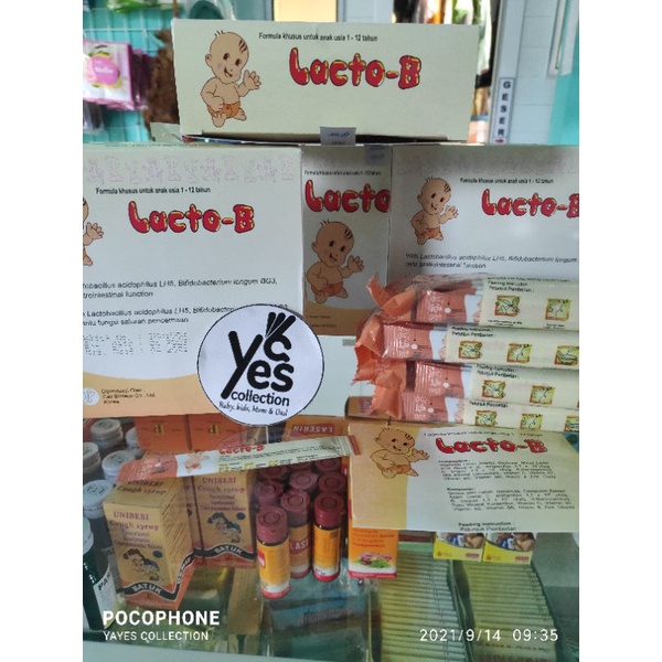 Jual Lacto B Probiotik untuk diare & Pencernaan 1 - 12 tahun anak baby ...