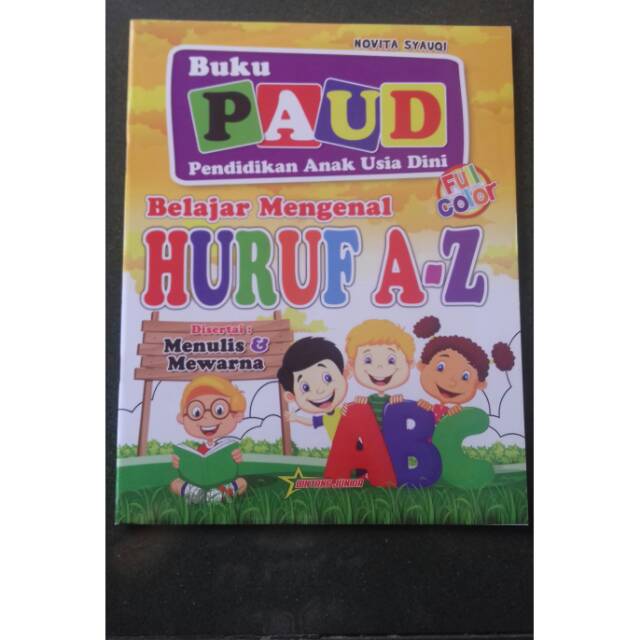 Jual Buku paud belajar mengenal huruf a-z full color | Shopee Indonesia