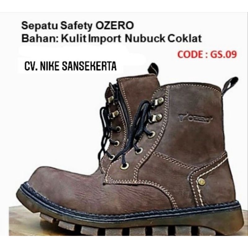 Jual SEPATU SAFETY OZERO CODE GS.1 | Shopee Indonesia