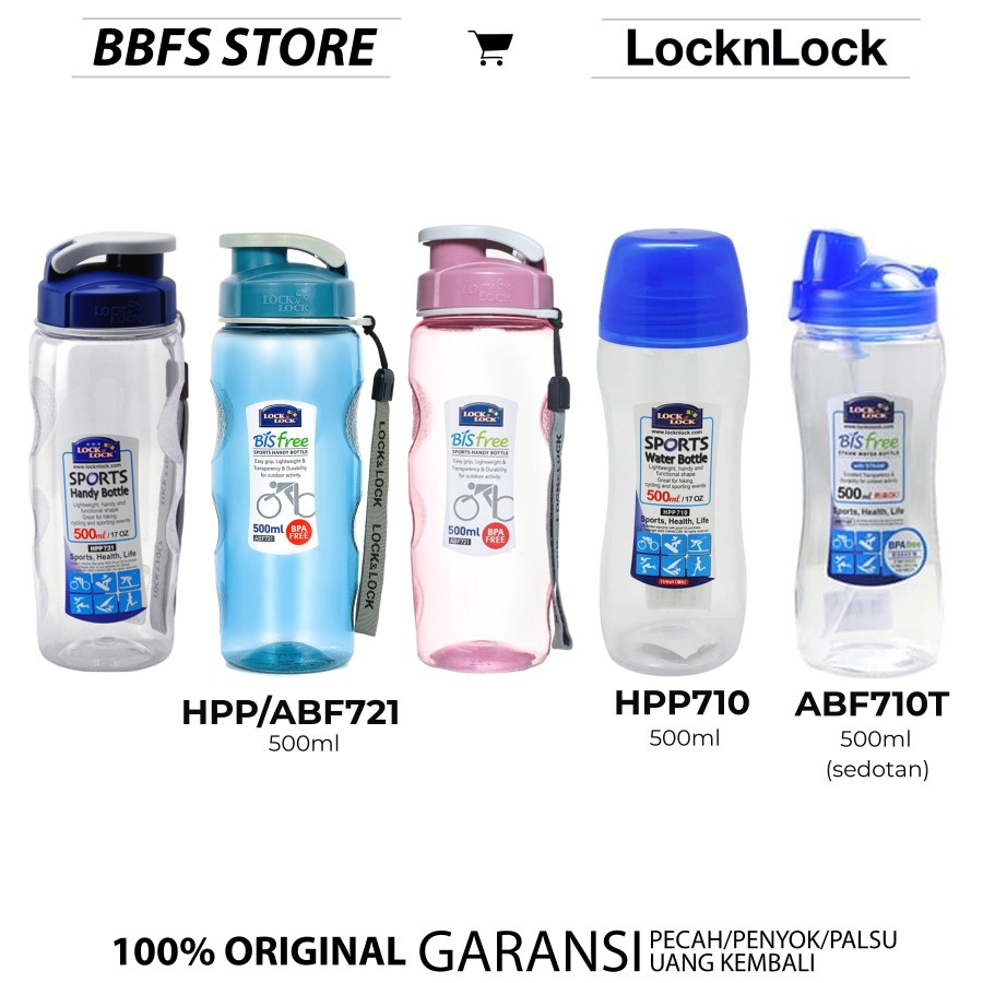 Jual Lock n Lock Sports Handy Bottle Botol Minum ABF708T ABF712 ABF721 ABF722 ABF710T ABF990 ...