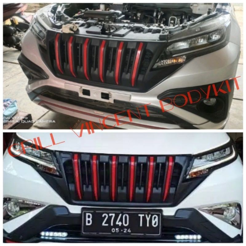 Jual Grill Rush Terios All New 2018 2019 2020 2021 2022 2023 model ...
