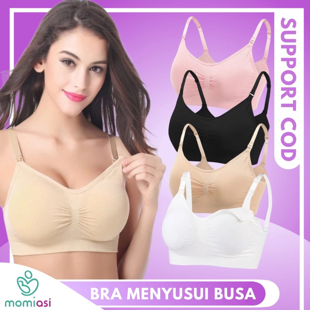 Jual Bra BH Menyusui Busa Jumbo Ibu Busui Nursing Bra Premium by Momiasi | Shopee Indonesia