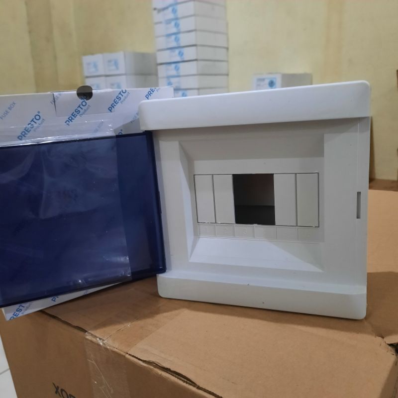 Jual Box mcb 6 group presto outbow / tempel | Shopee Indonesia