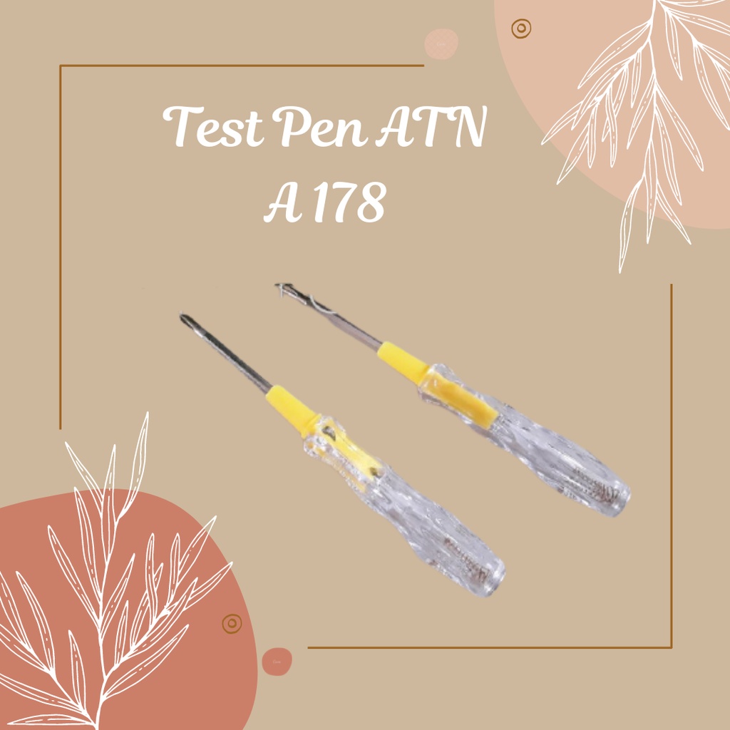 Jual Test Pen ATN A 178 Testpen listrik alat cek tegangan listrik ...