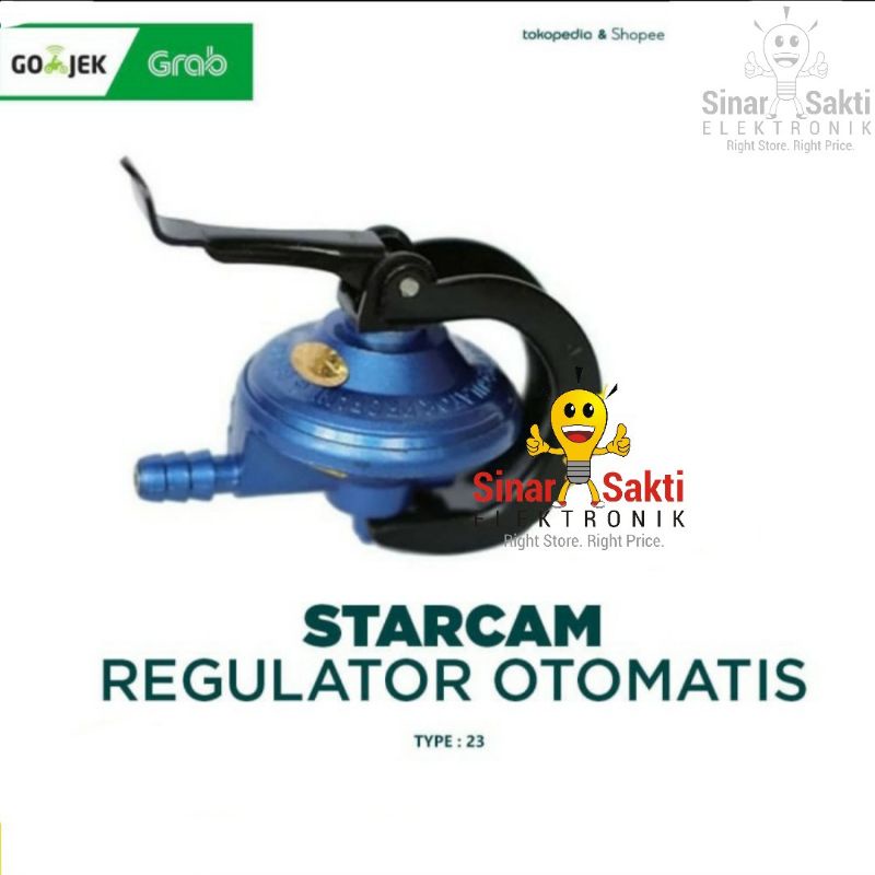 Jual Regulator Gas Star Cam SC-23S Tekanan Rendah Non Meter/ Starcam ...