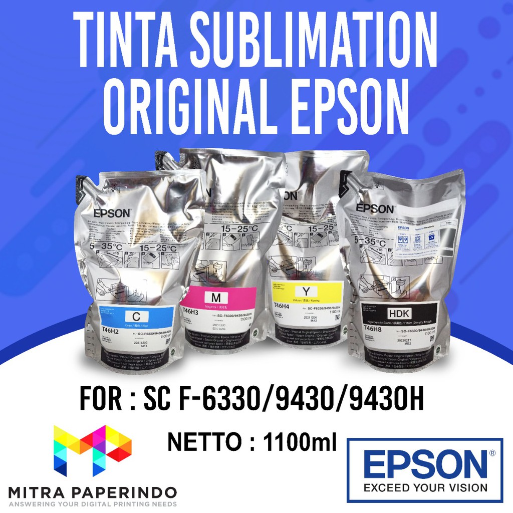 Jual Tinta Sublim Epson seri F6330 CMYK | Shopee Indonesia