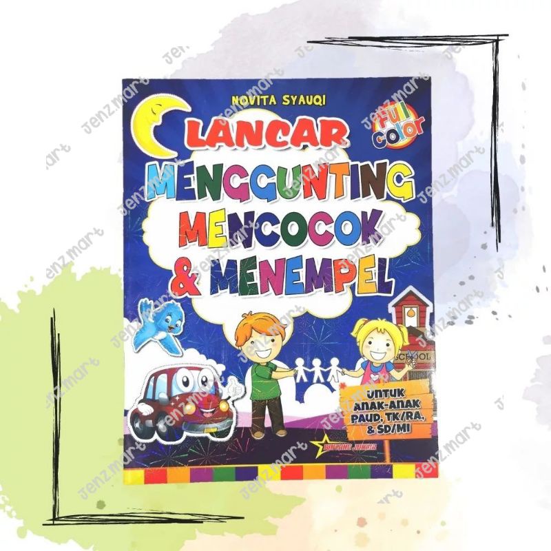 Jual Lancar Menggunting, Mencocok dan Menempel untuk anak PAUD/TK/SD ...