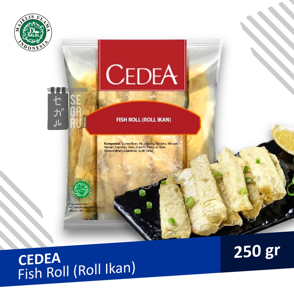 Jual CEDEA Fish Roll | Roll Ikan Halal 250 gram | Shopee Indonesia