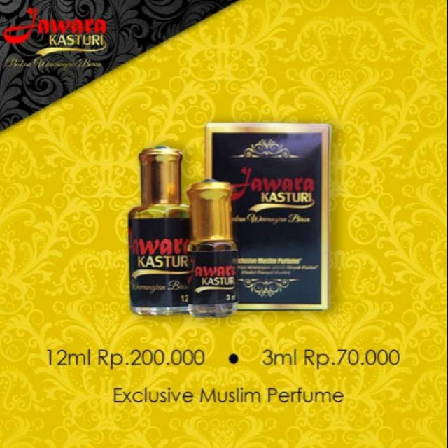 Jual (bisa COD) Farfum Jawara Kasturi Original 3 ML & 12 ML | Shopee Indonesia