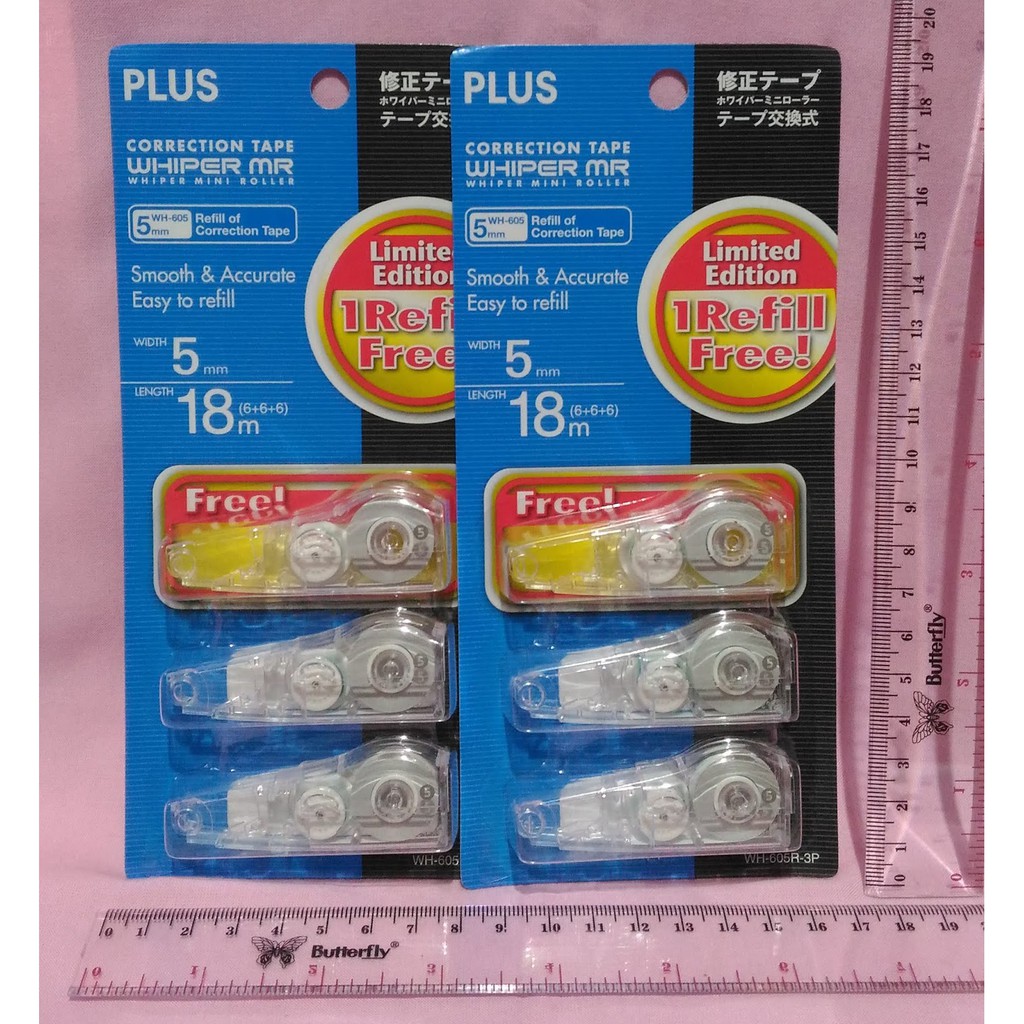 Jual Refil isi Tipe X Kertas Correction Tape Whiper Plus 605 Bagus ...