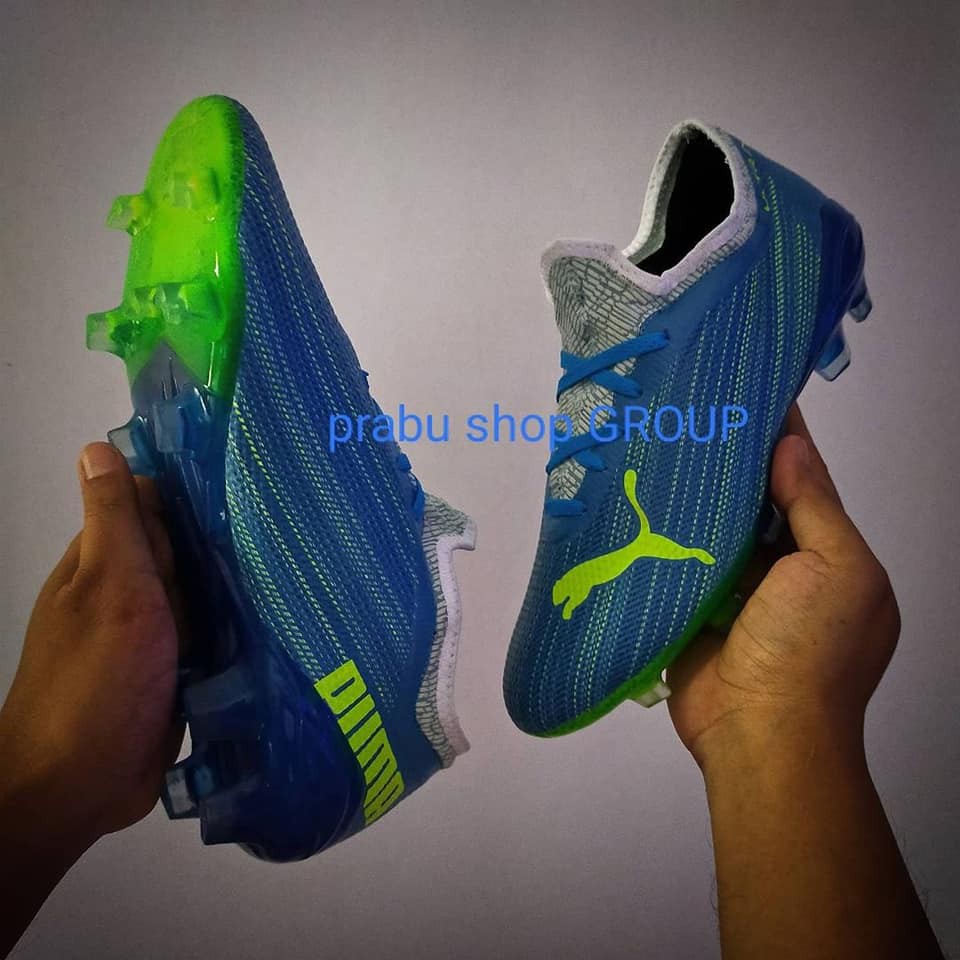 Jual (BISA COD) REAL PICT Sepatu sepak bola puma ultra biru bahan ...