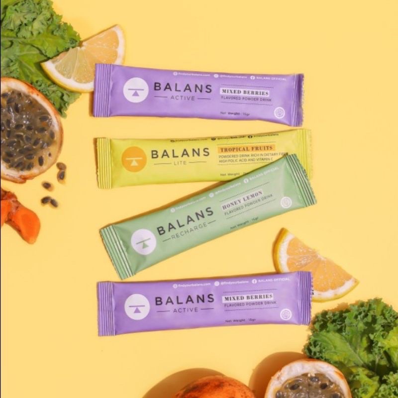 Jual BALANS ACTIVE/RECHARGE/LITE SERAT FIBER DRINK PER SACHET | Shopee Indonesia