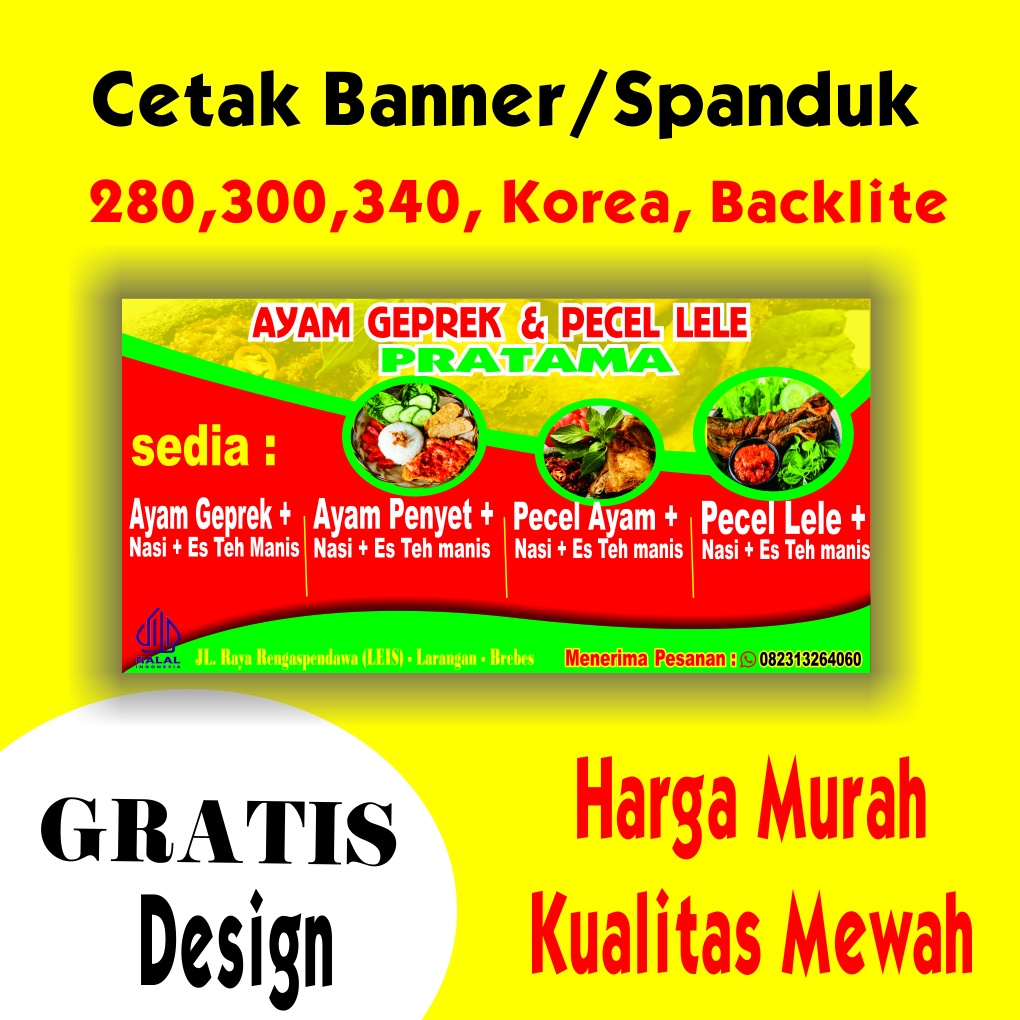 Jual Spanduk cetak bener benner banner baliho wisuda ulang tahun pulsa ...