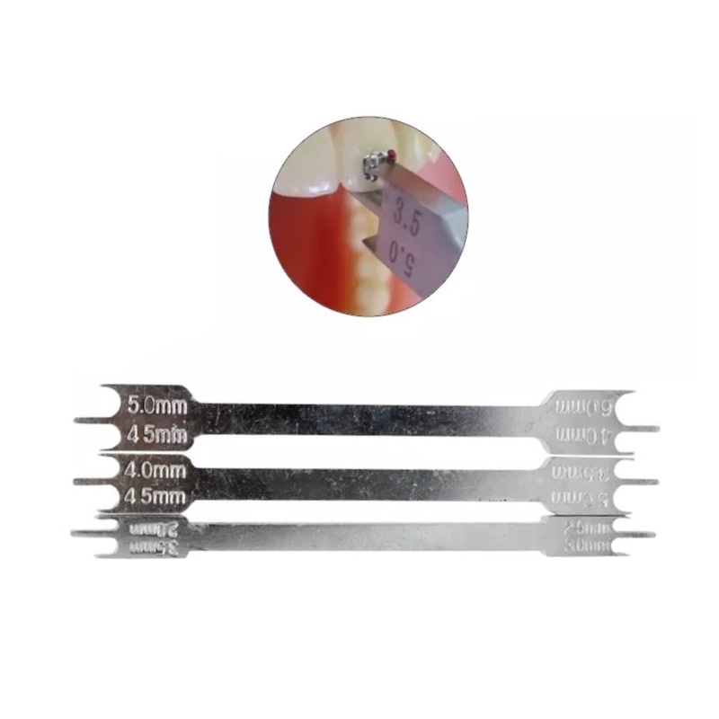 Jual Bracket gauge positioning 022 pengukur bracket ruler behel ortho ...