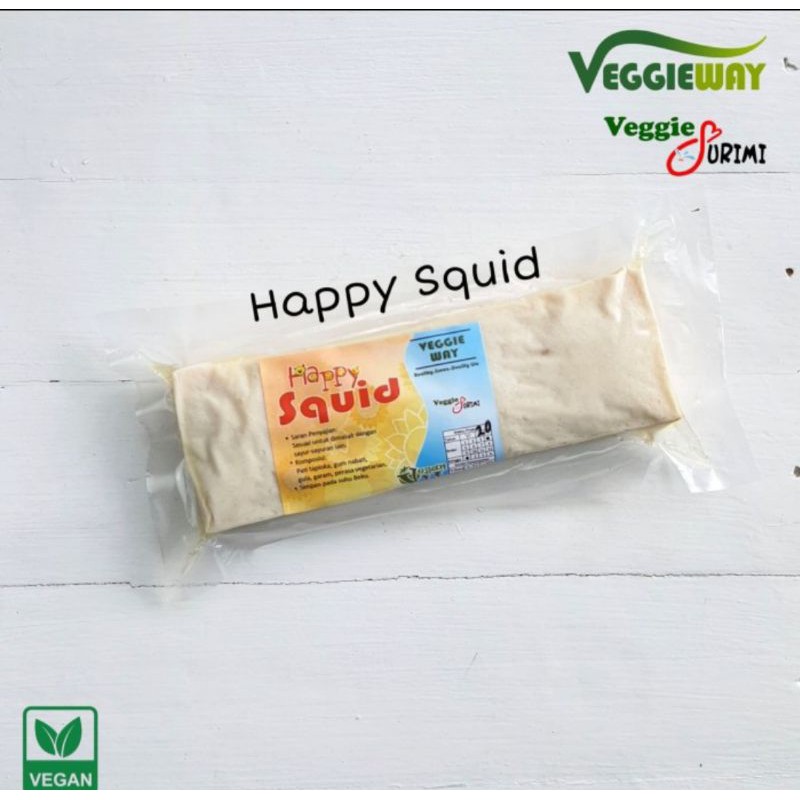 Jual veggie way happy squid vegan / cumi vegetarian | Shopee Indonesia