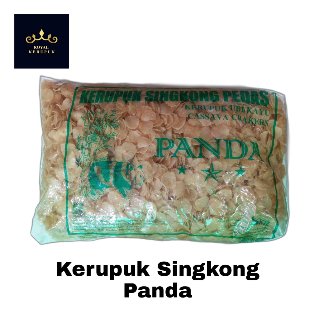 Jual Kerupuk Singkong Mentah Cap Panda/Krupuk Singkong Mentah Cap Panda ...