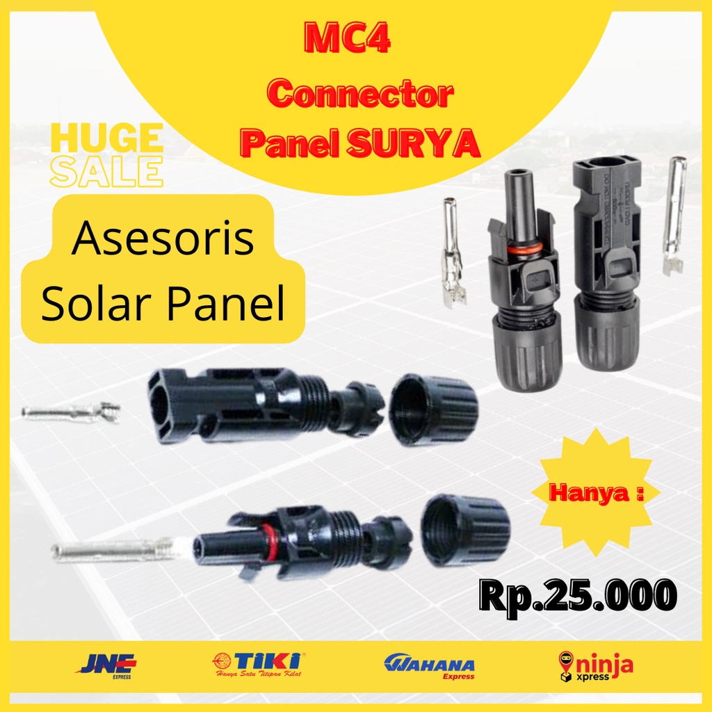 Jual MC4 Connector PV / Solar Panel / inverter | Shopee Indonesia