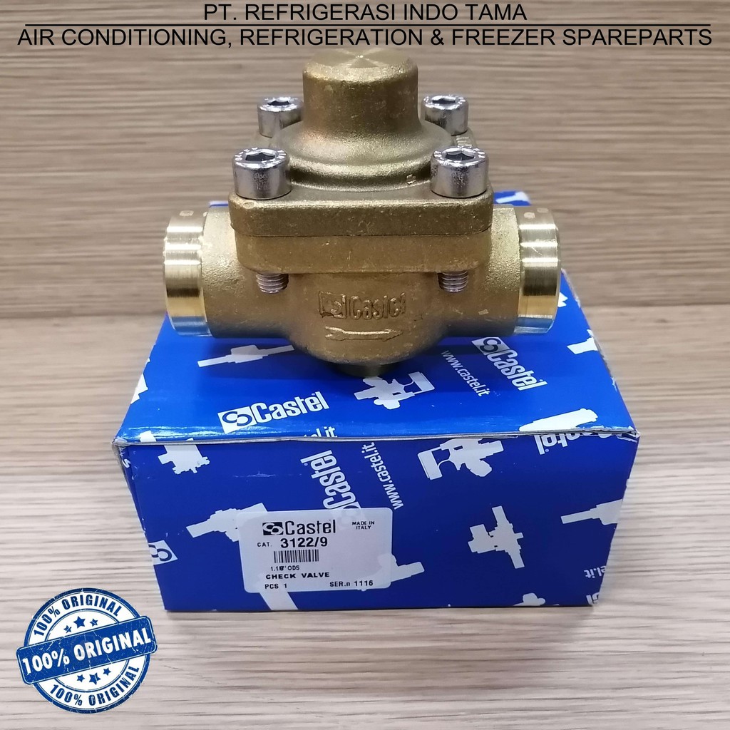 Jual CHECK VALVE CASTEL 1 1/8" 3122/9 | Shopee Indonesia