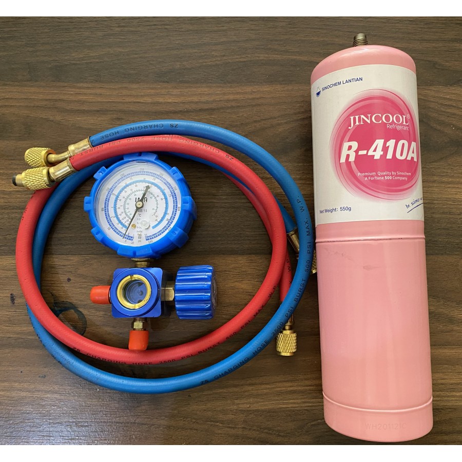 Jual 1 Set Isi Freon AC R410 - Selang Manifold Freon R410 | Shopee Indonesia