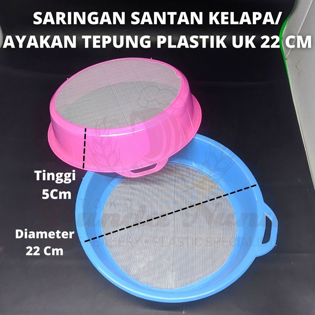 Jual Saringan Santan Kelapa Ayakan Tepung Halus Plastik Ukuran 22 Cm Shopee Indonesia