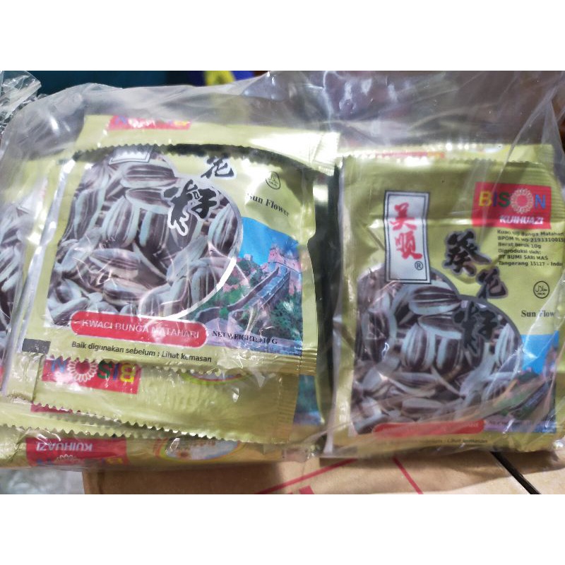 Jual Kuaci Bison Isi 20 pcs per pak. | Shopee Indonesia