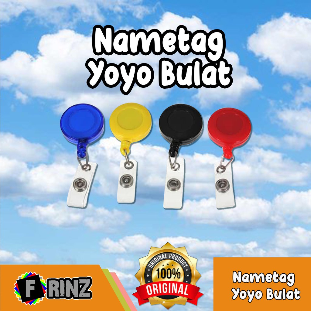 Jual ATK ~ Name Tag Roll Yoyo / Penjepjepit nametag Yoyo / Gantungan ID ...