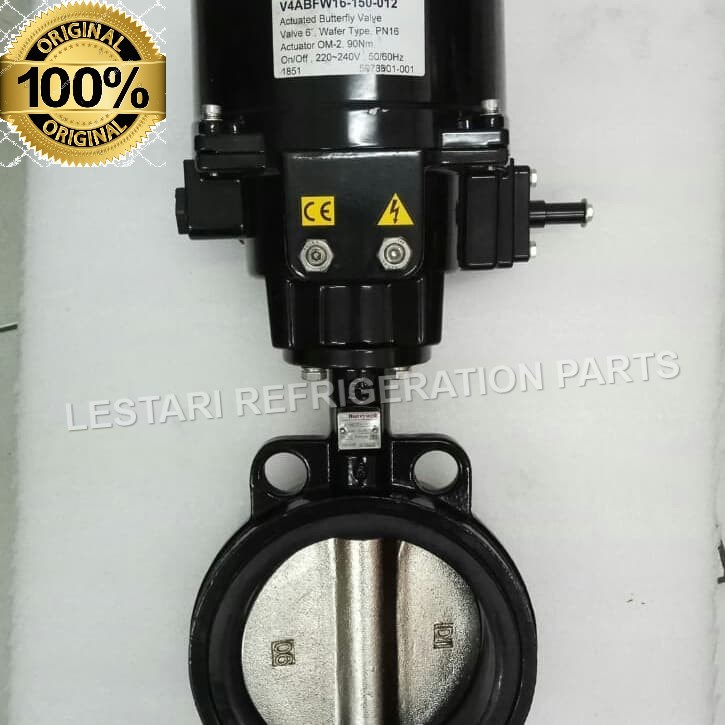 Jual Motorized Actuator Butterfly Valve V4ABFW16 150 012 Valve 6" DN150 ...