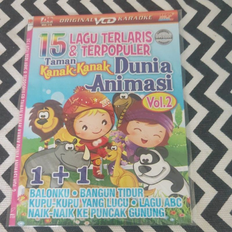 Jual VCD KARAOKE ORIGINAL 15 LAGU TAMAN KANAK-KANAK DUNIA ANIMASI VOL.2 | Shopee Indonesia