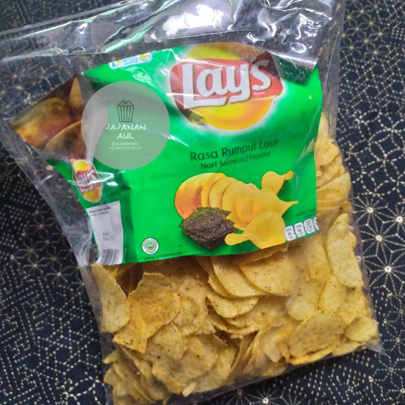 Jual Lays 250 gr Rasa Rumput Laut Snack kiloan murah | Shopee Indonesia