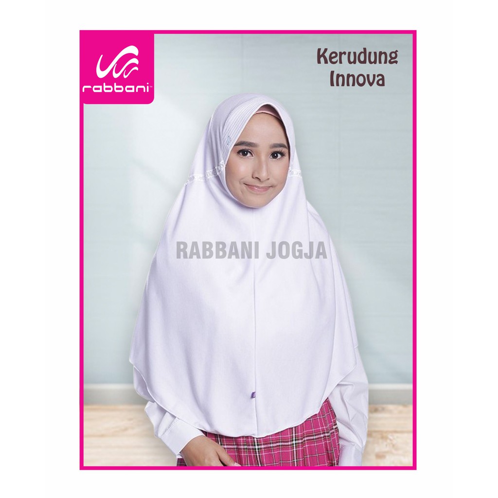 Jual Rabbani - Kerudung Sekolah Instan Innova (Pita Terbuka) ORI Size S M L dan XL | Shopee ...