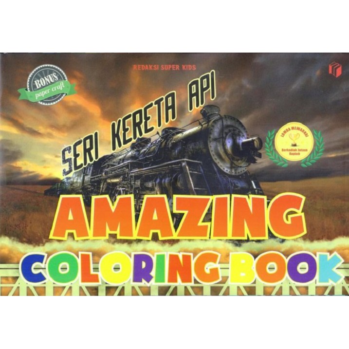 Jual Amazing Coloring Book Seri Kereta Api (Harga Suplier) | Shopee ...