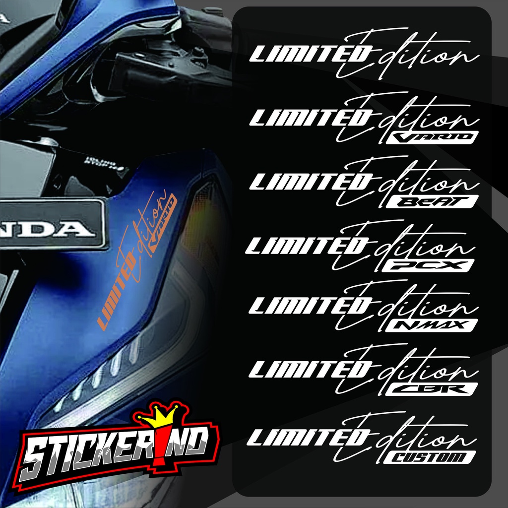 Jual STICKER LIMITED EDITION / STIKER LIMITED EDITION STIKER VIRAL ...