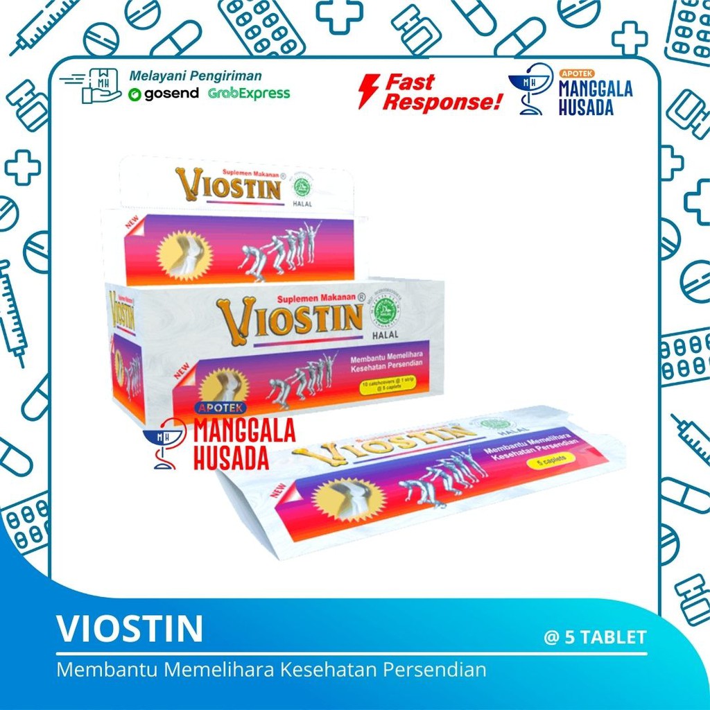 Jual VIOSTIN SUPLEMEN MAKANAN PERSTRIP @ 5 KAPLET | Shopee Indonesia