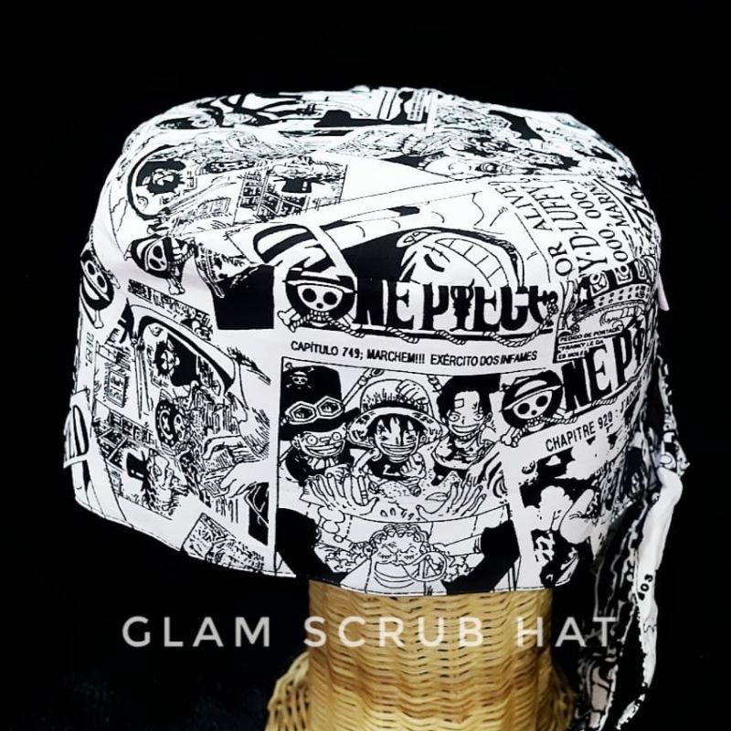 Jual Topi operasi one piece bolak balik- scrub hat - topi bedah - topi ...