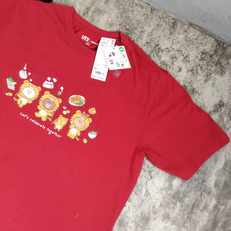 Jual kaos uniqlo line friends original | Shopee Indonesia
