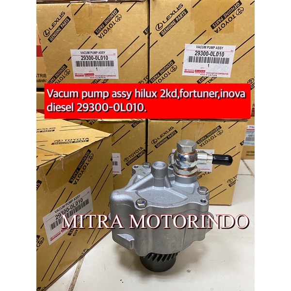 Jual Vacum pump assy hilux/inova/fortuner 2kd asli 29300-0L010 | Shopee ...