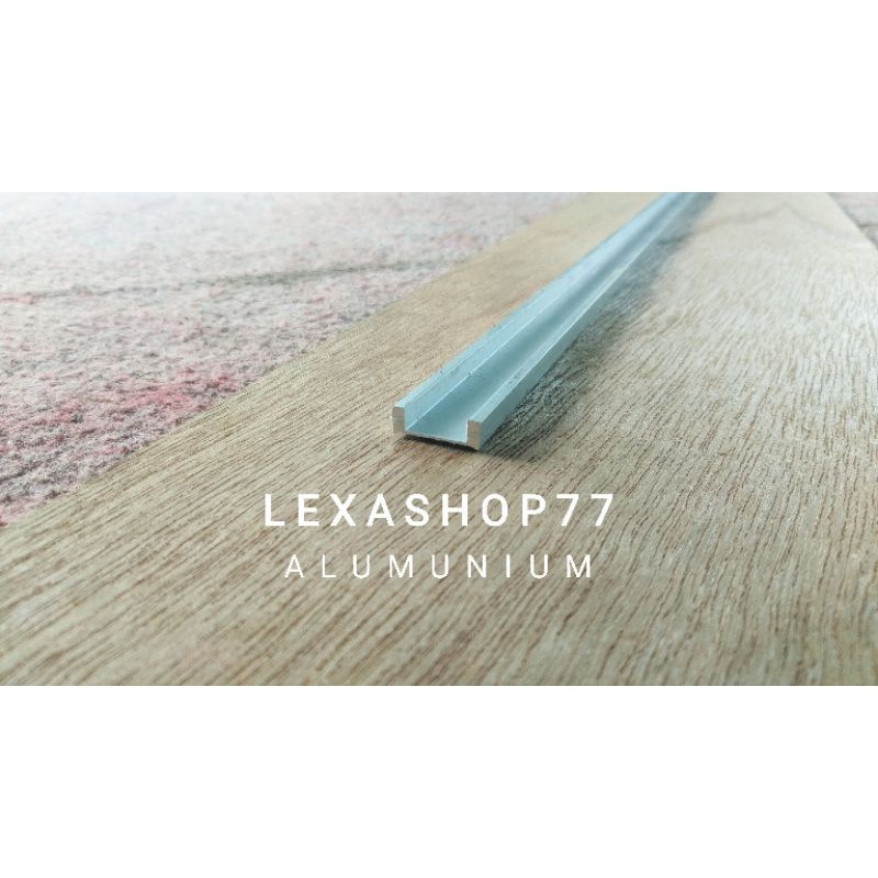 Jual REL KACA SHOWCASE ETALASE ALUMUNIUM per meter | Shopee Indonesia