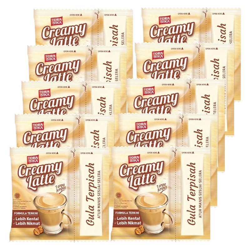 Jual MAYORA Torabika Creamy Latte isi 10 sachet | Shopee Indonesia