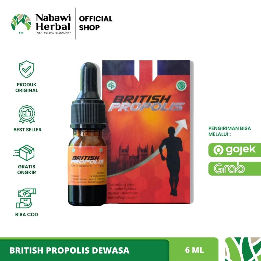 Jual BRITISH PROPOLIS - Merah Membantu Menjaga Daya Tahan Tubuh 6ml ...