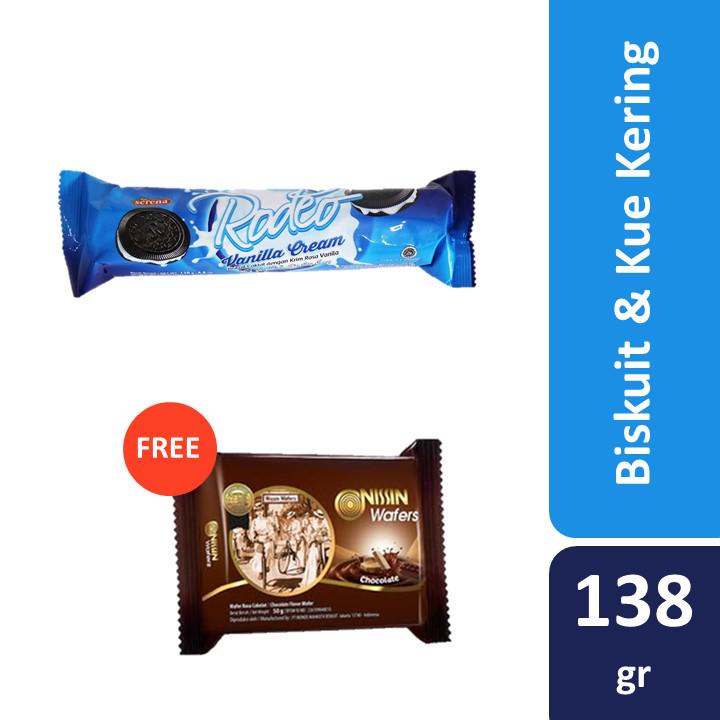 Jual Serena Rodeo Vanilla 138 gr - Free Nissin Wafer 1pcs | Shopee ...