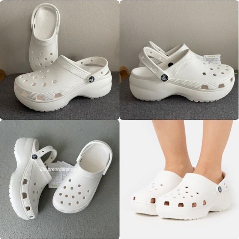 Jual Crocs Classic clog platform / Sandal wanita Crocs classic Platform ...