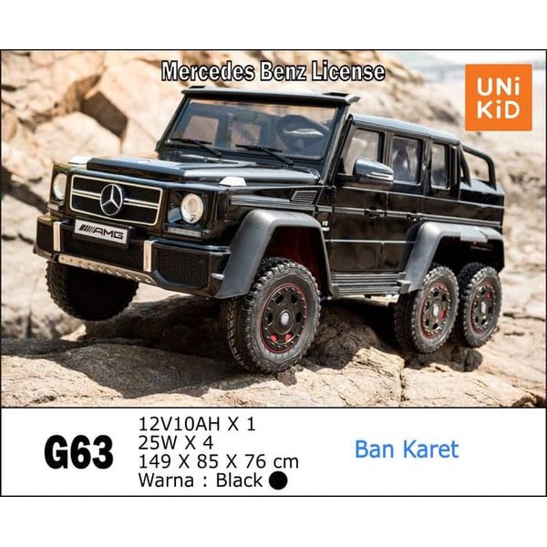Jual Mobil Aki Anak Mercedes Benz G63 Unikid UK-727 Mainan Mobil Anak ...