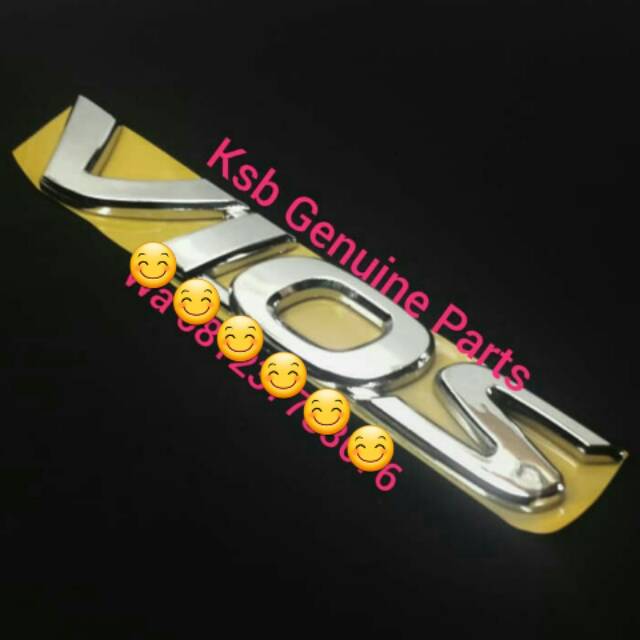 Jual Emblem Logo Tulisan Vios Pintu Bagasi Belakang Original Asli ...
