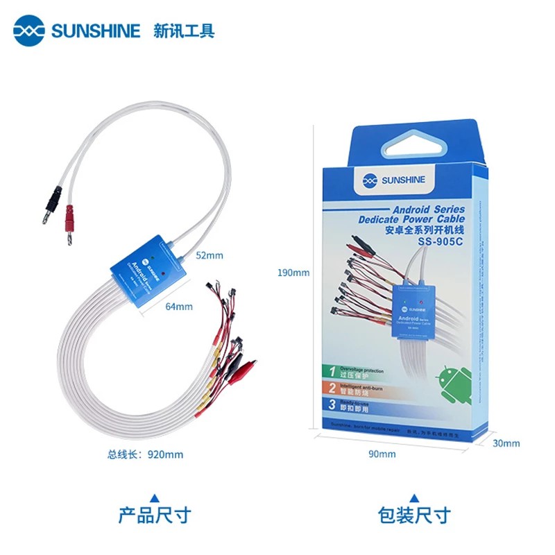 Jual KABEL POWER SUPPLY PENGGANTI BATTERY ANDROID SS-905C | Shopee ...